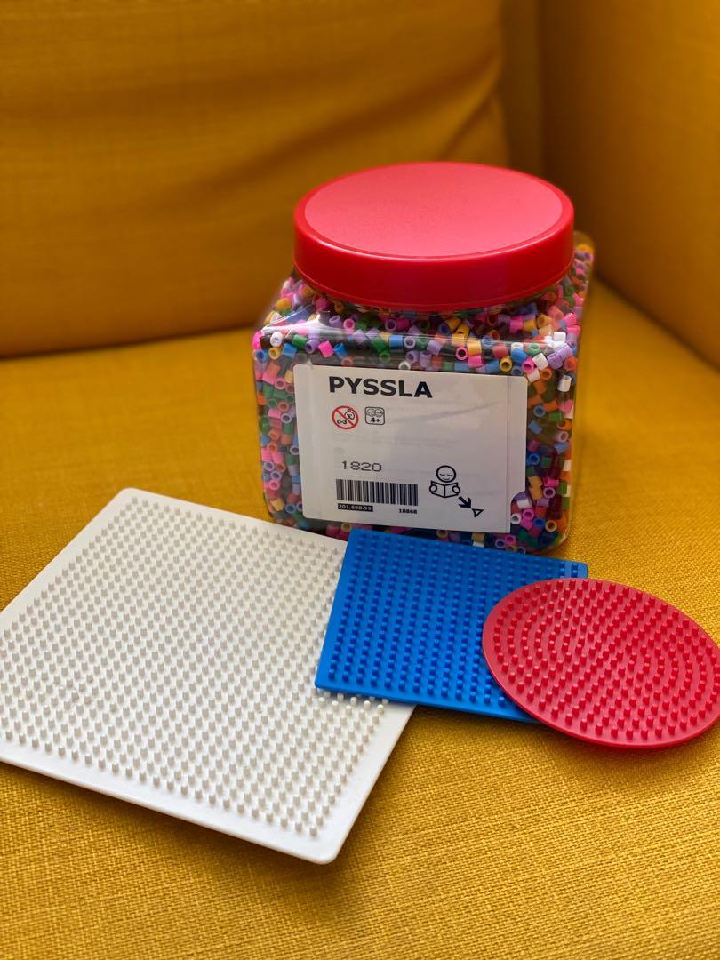 Ikea Pyssla Bead + Free Puzzles, Hobbies & Toys, Toys & Games on Carousell