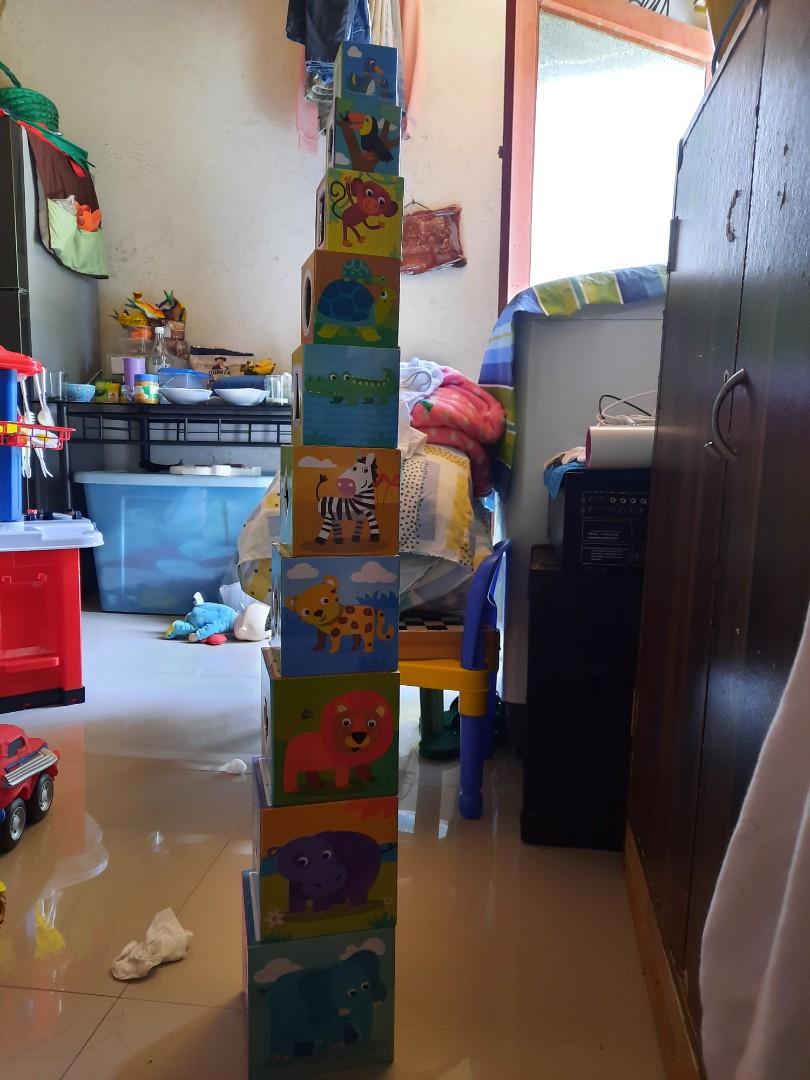Imaginarium Safari Stacking Cubes from Toy R Us Canada, Hobbies & Toys ...