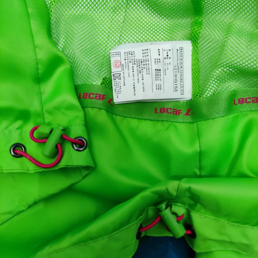 Jaket Lecaf Ijo Stabilo, Olah Raga, Baju Olahraga di Carousell