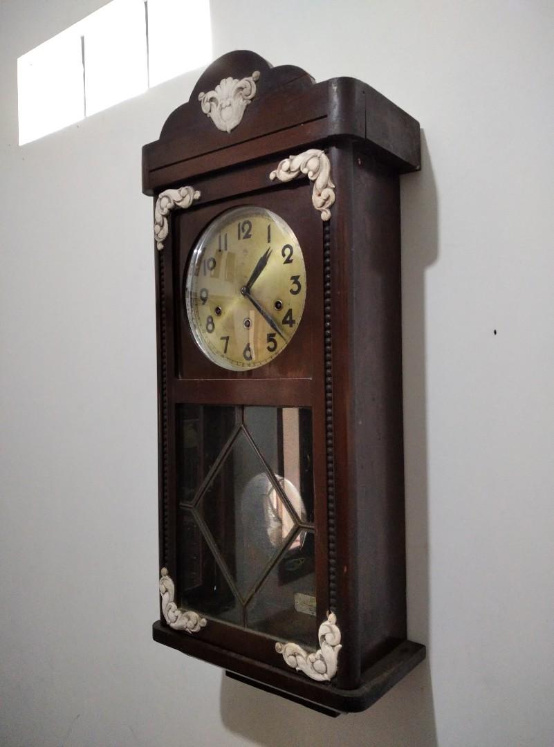 Jam Dinding Antik / Junghans W64, Antik, Jam & Perhiasan di Carousell