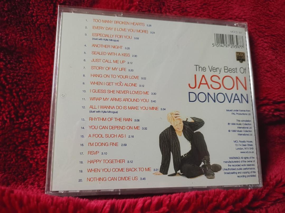 Jason Donovan - The very best of Jason Donovan, 興趣及遊戲, 收藏品及紀念品, 明星周邊 ...