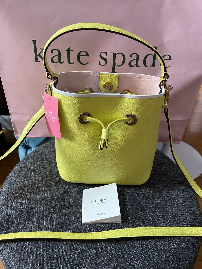 Kate Spade Eva Bucket Bag Small in Pebble Leather- Brand New, Luxury ...