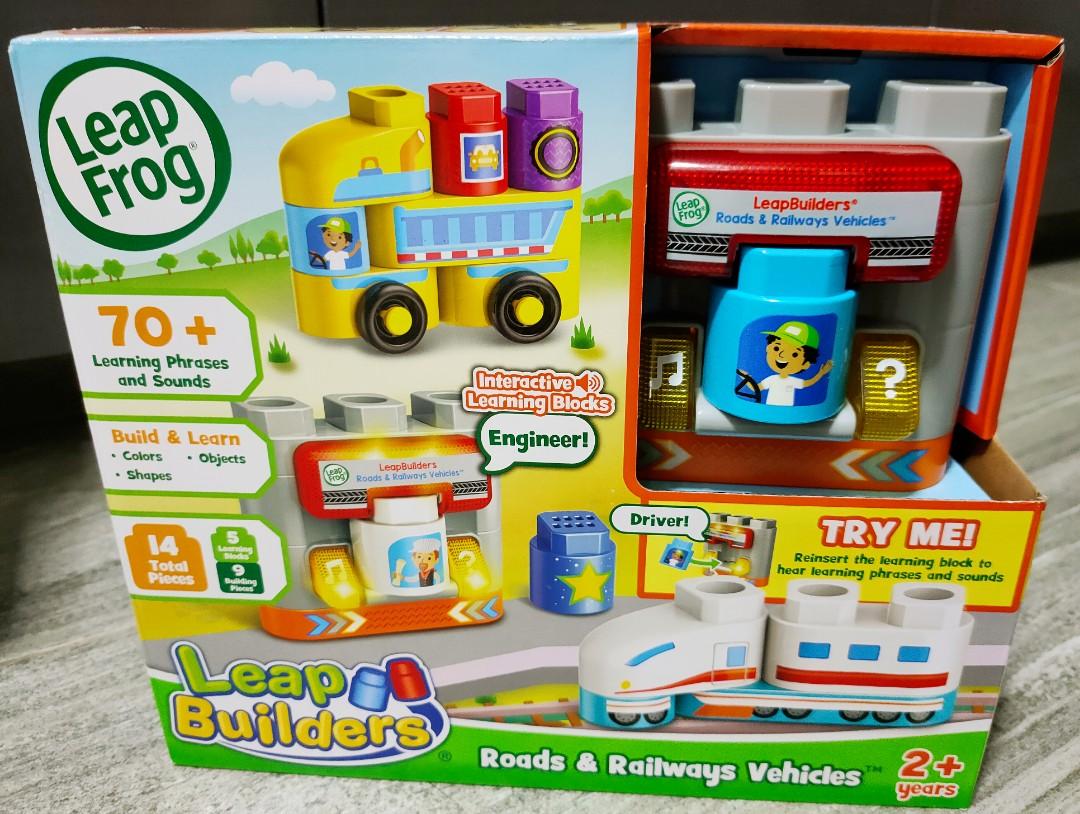LeapFrog LeapBuilders Roads and Railways Vehicles (2+ yrs), Hobbies ...