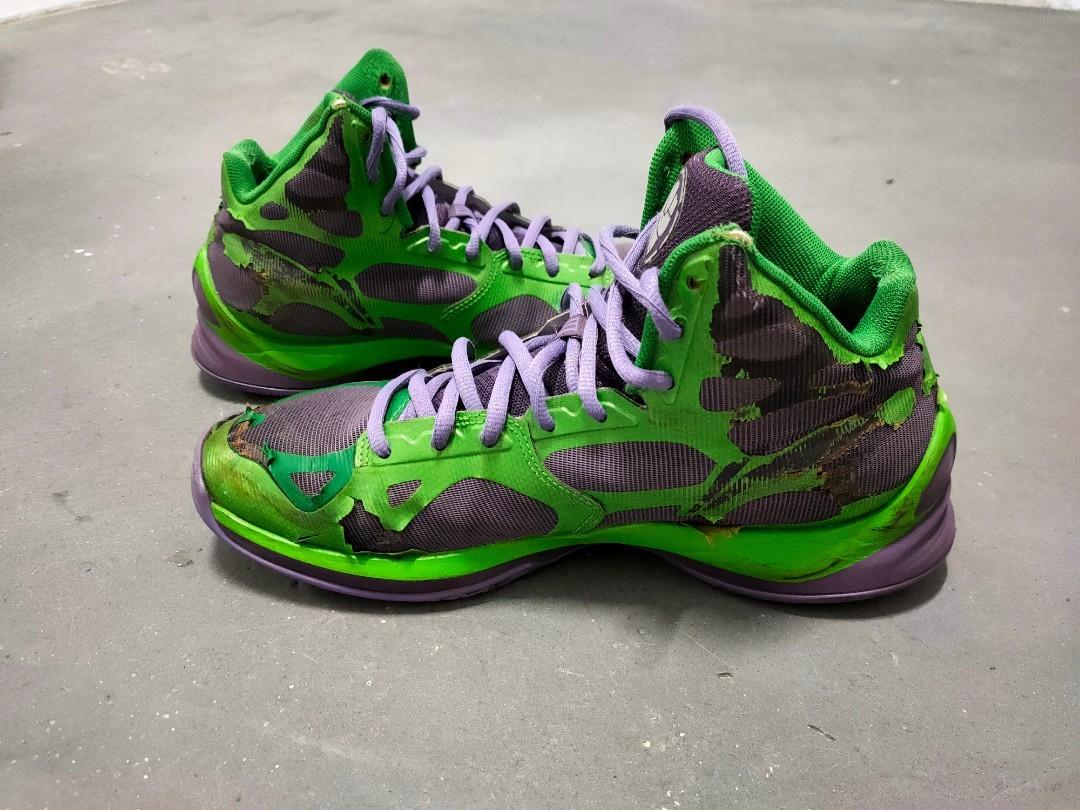 Li Ning SONIC III x MARVEL x HULK Basketball Shoes, Men's Fashion ...
