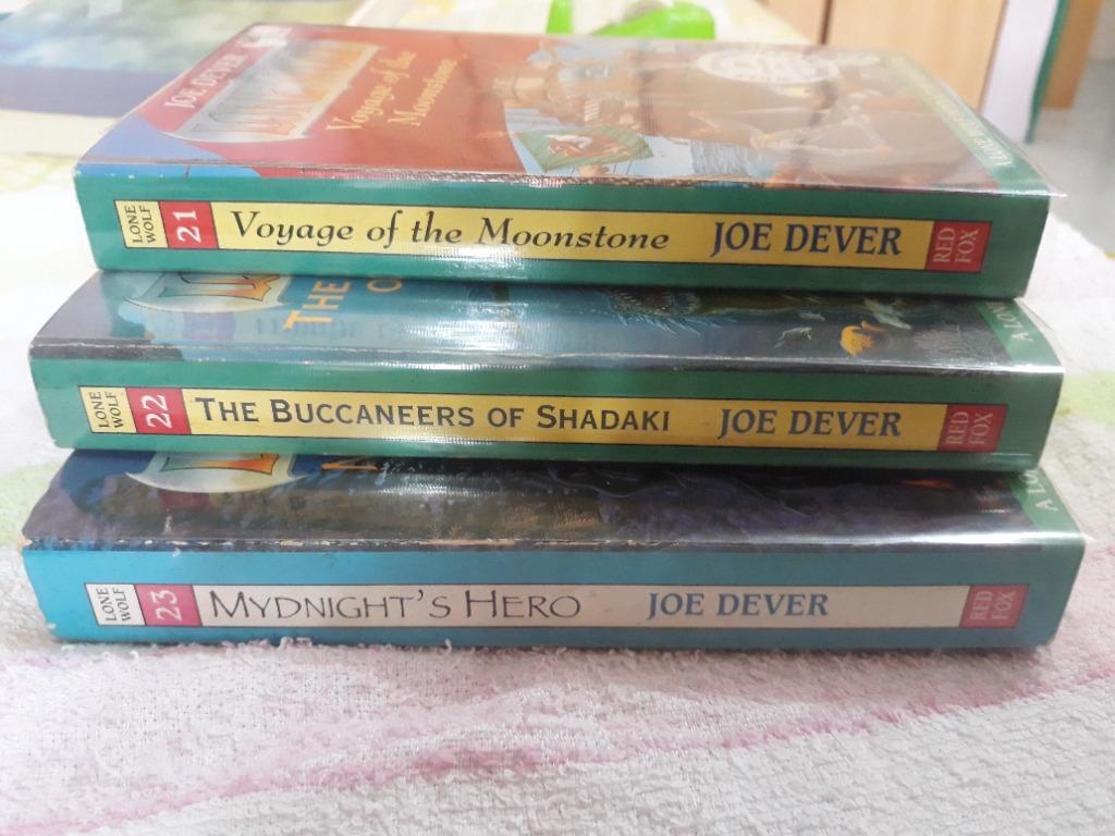 Lone wolf Joe Dever New Order of Kai 21 22 23 gamebooks, Hobbies & Toys ...