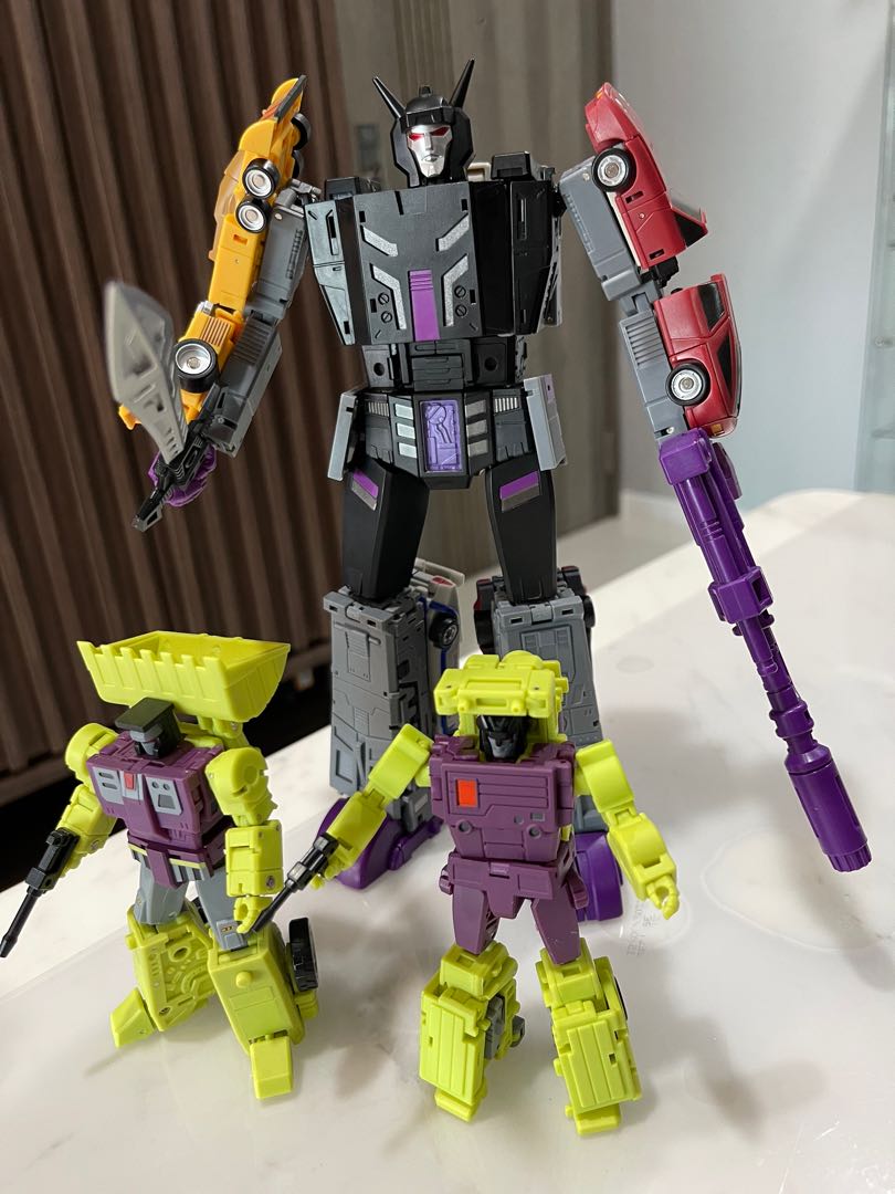 Transformers Magic Square Menasor and Constructicons Mixmaster and ...