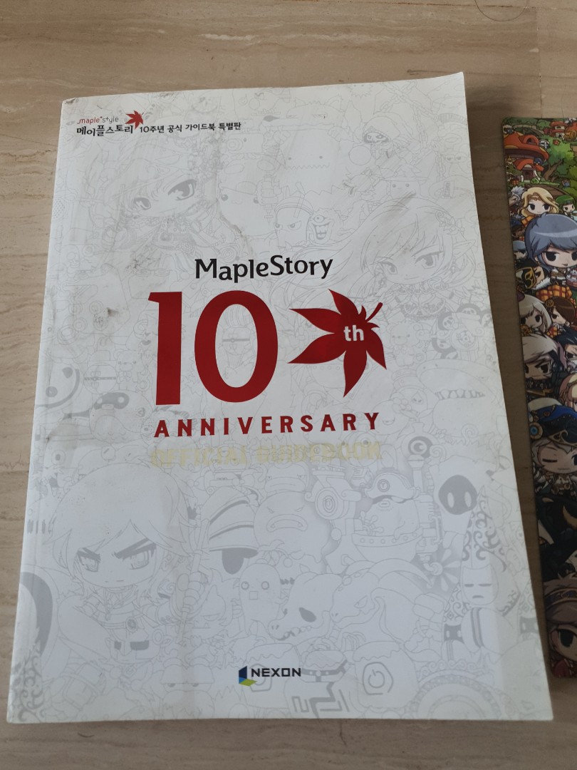 Maplestory 10 anniversary book + calendar, Hobbies & Toys, Books ...