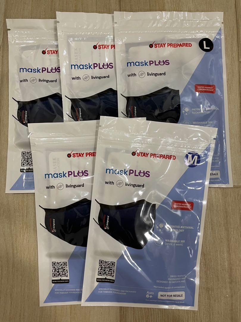 Mask plus Reusable Face Mask, Health & Nutrition, Face Masks & Face ...