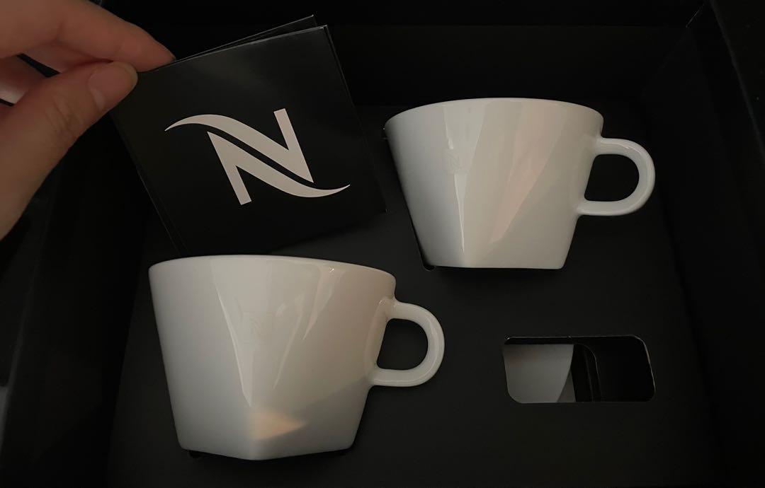 Nespresso Pure Collection ( 2 Pure Cappuccino Cups & 2 Saucers ...