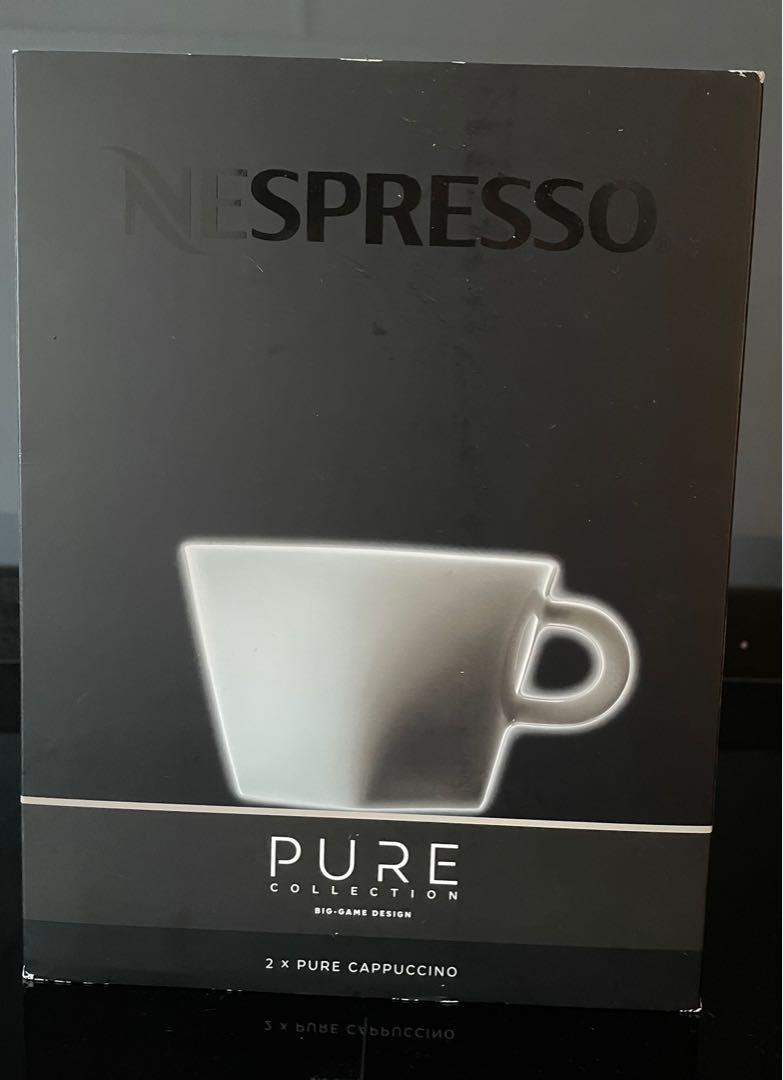 Nespresso Pure Collection ( 2 Pure Cappuccino Cups & 2 Saucers ...