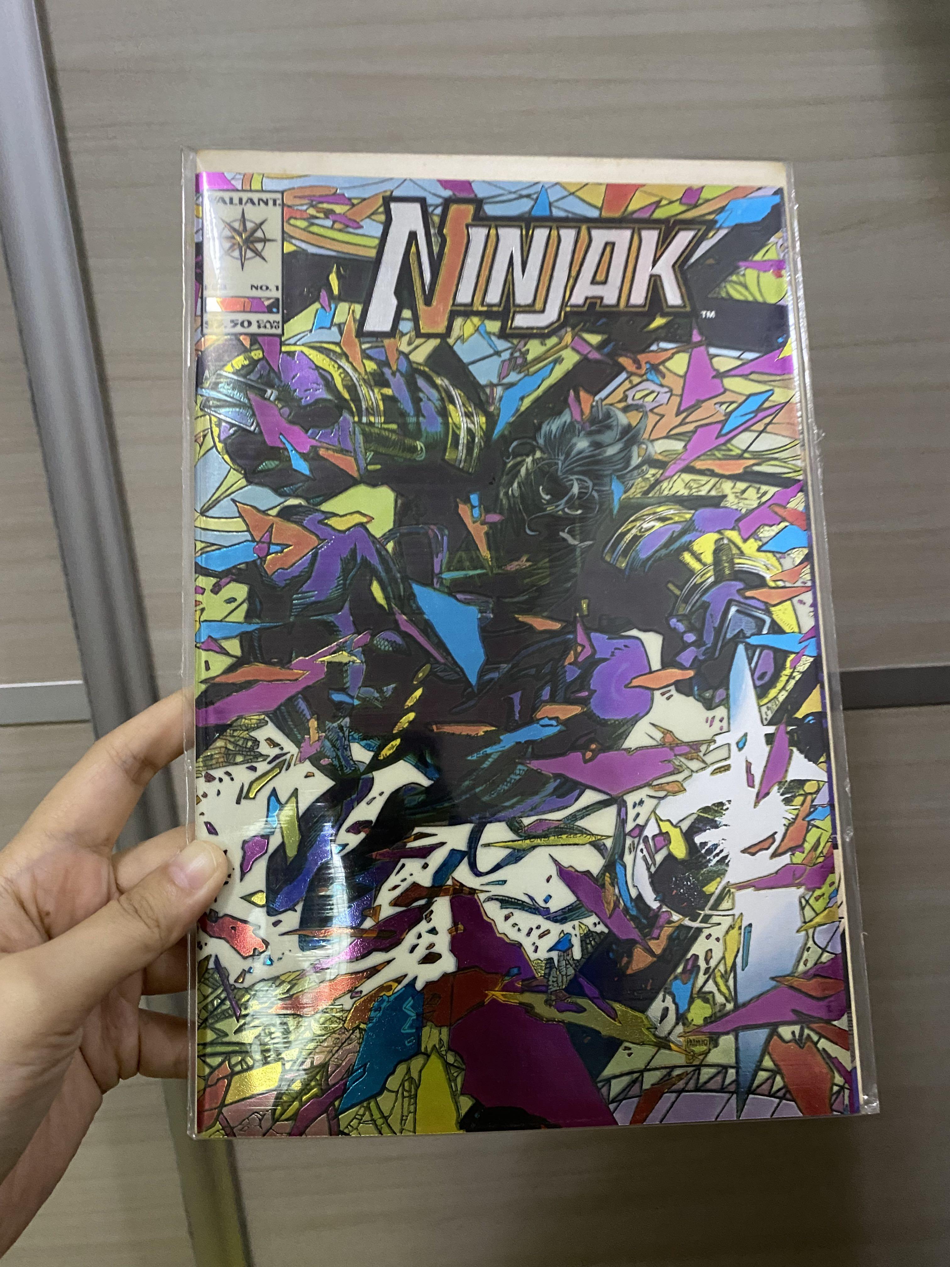 Ninjak 1st series (1994) Issues #1 (CHRONIUM COVER) and #2, Hobbies ...
