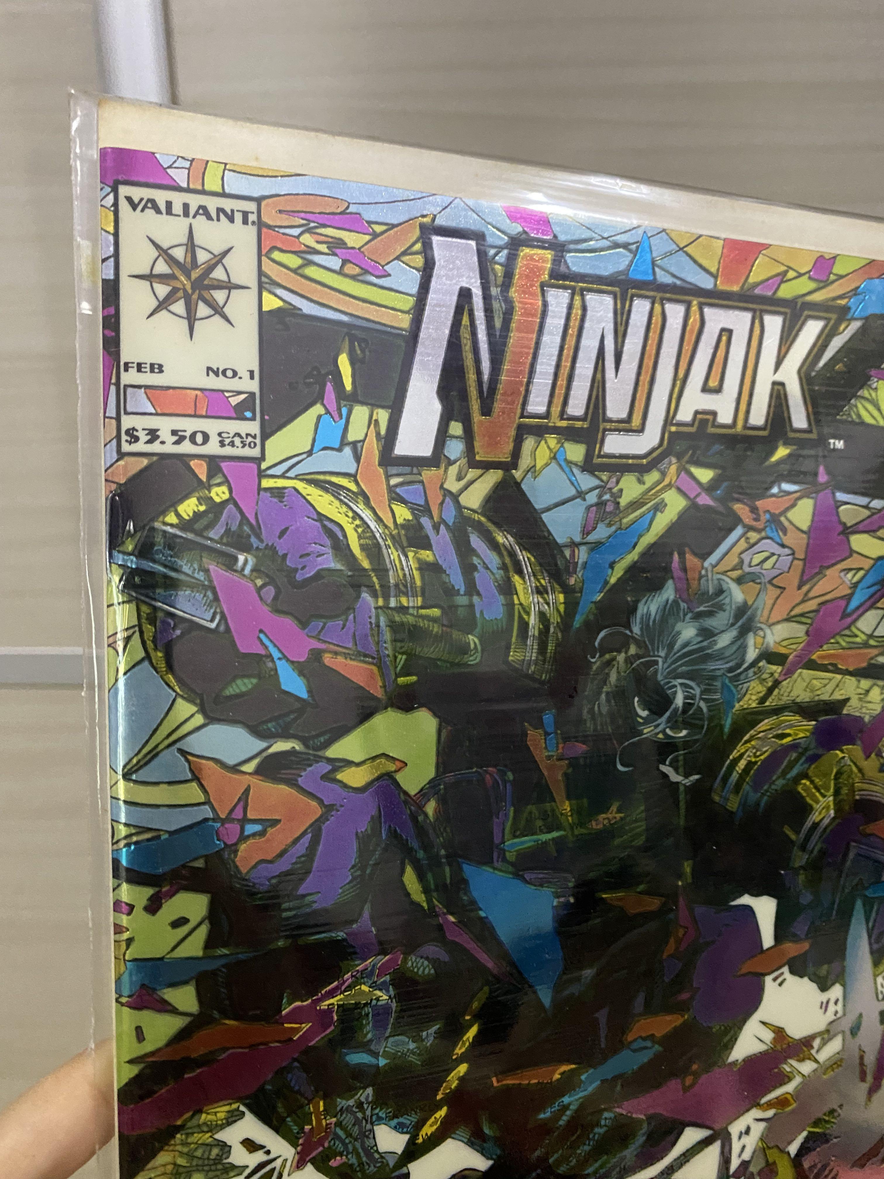 Ninjak 1st series (1994) Issues #1 (CHRONIUM COVER) and #2, Hobbies ...