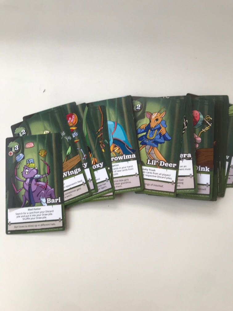 NLB Book Bugs 3 Normal Cards, Hobbies & Toys, Toys & Games on Carousell