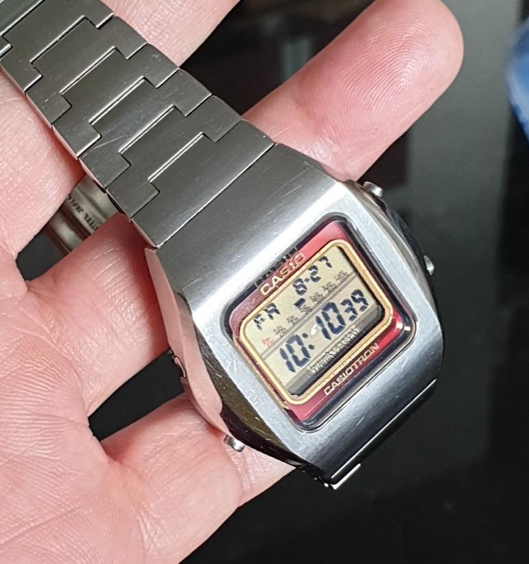 Old vintage rare digital casio Casiotron watch in the 90s., Men's Fashion, Watches & Accessories ...