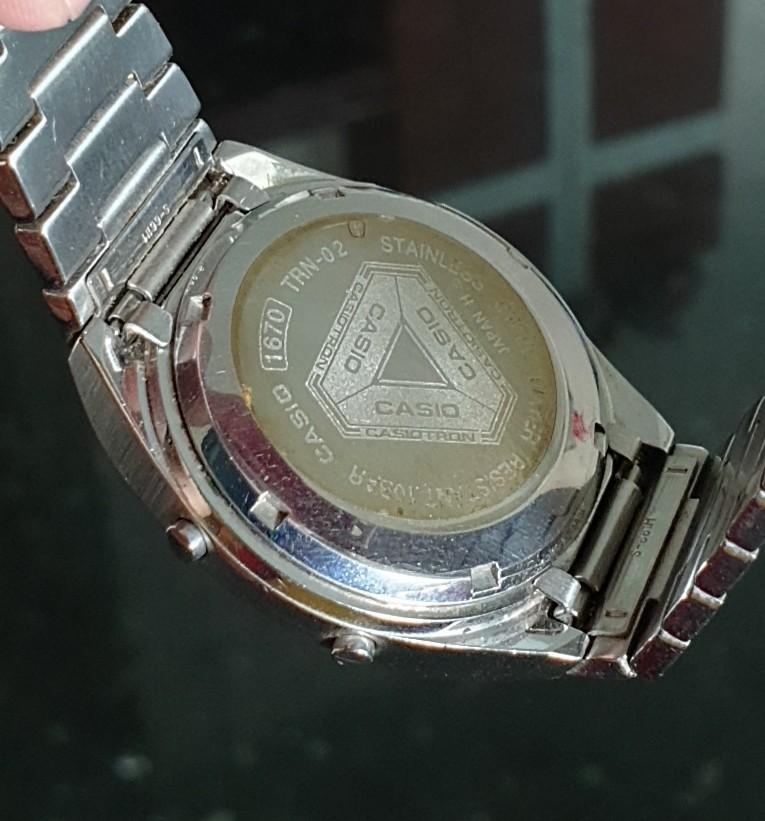 Old vintage rare digital casio Casiotron watch in the 90s., Men's Fashion, Watches & Accessories ...