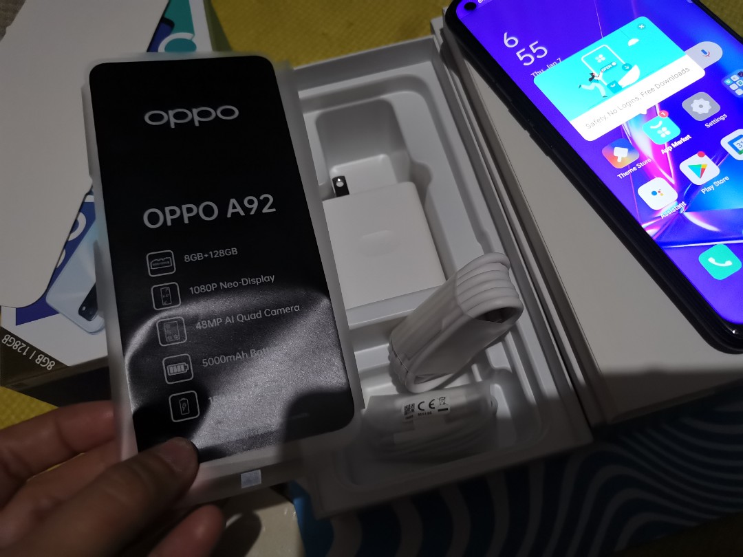 OPPO A92 CPH2059 128GB COMPLETE PACKAGE, Mobile Phones & Gadgets, Mobile Phones, Android Phones ...