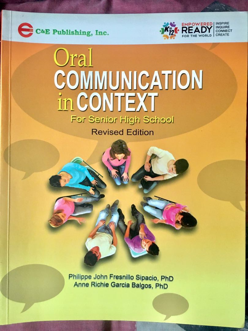 Oral Communication In Context Book C E Publishing Inc Grade 11 Oral Communication In Context Book C E Publishing Inc Grade 11