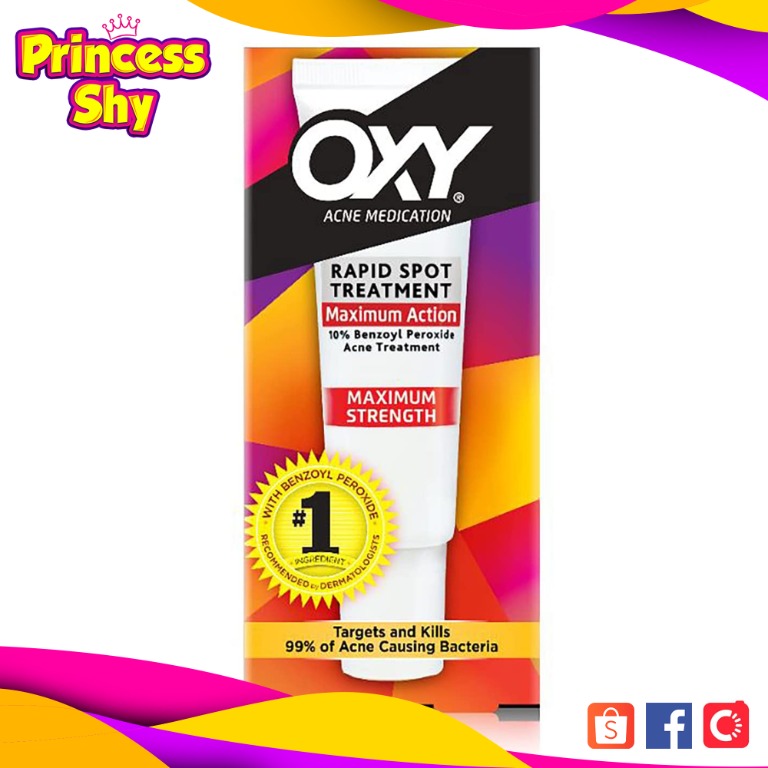 Oxy Acne Medication Maximum Strength Rapid Spot Treatment 1 oz 28g ...