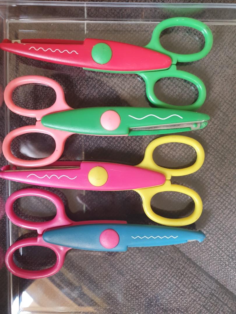 Pattern Scissors (4 Pack), Hobbies & Toys, Stationery & Craft ...