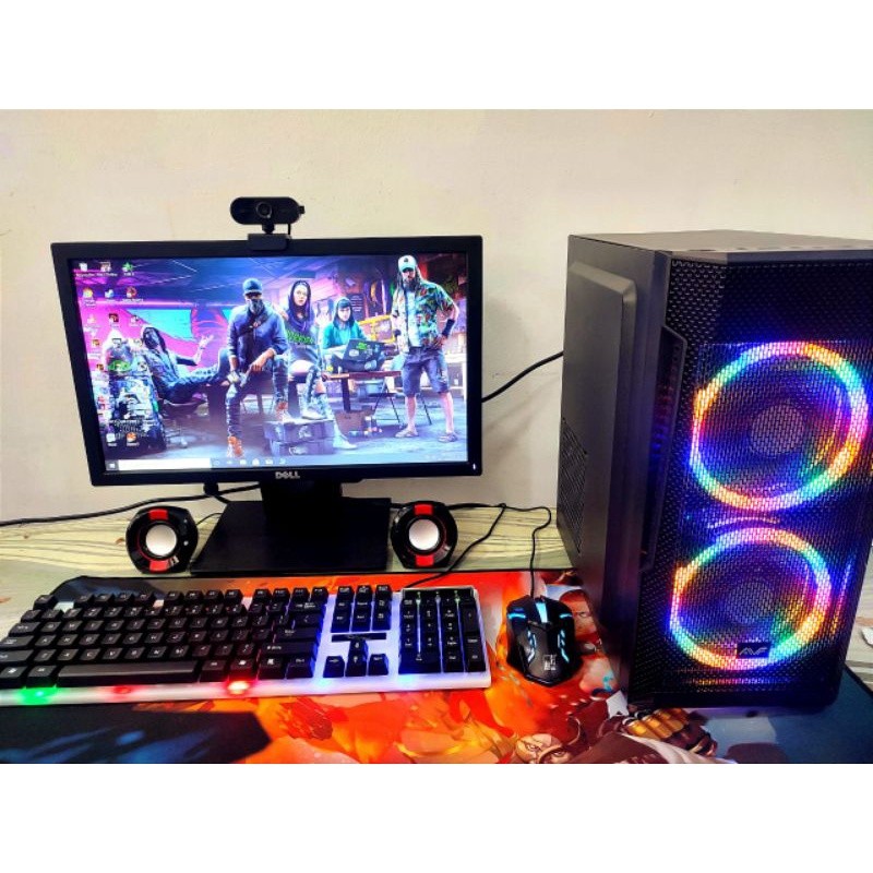 PC FULL SET PDPR/GAMING/EDITING COMPUTER (CPU/MONITOR/KEYBOARD/MOUSE ...