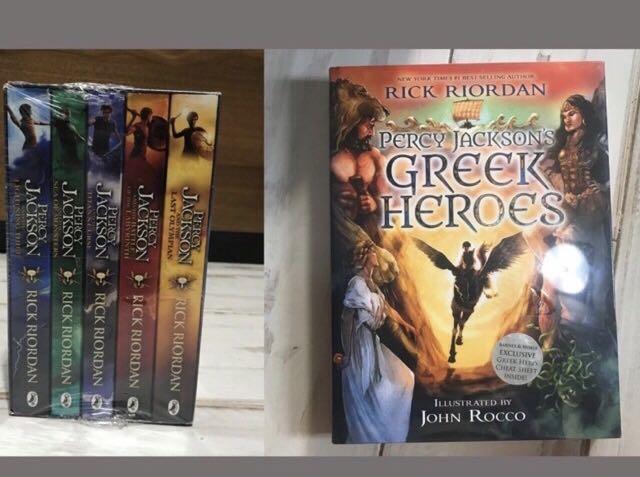 Percy Jackson Set (PJO), Hobbies & Toys, Books & Magazines, Fiction ...