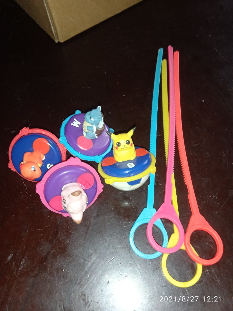 Pokemon spinning top minis authentic, Hobbies & Toys, Toys & Games on ...