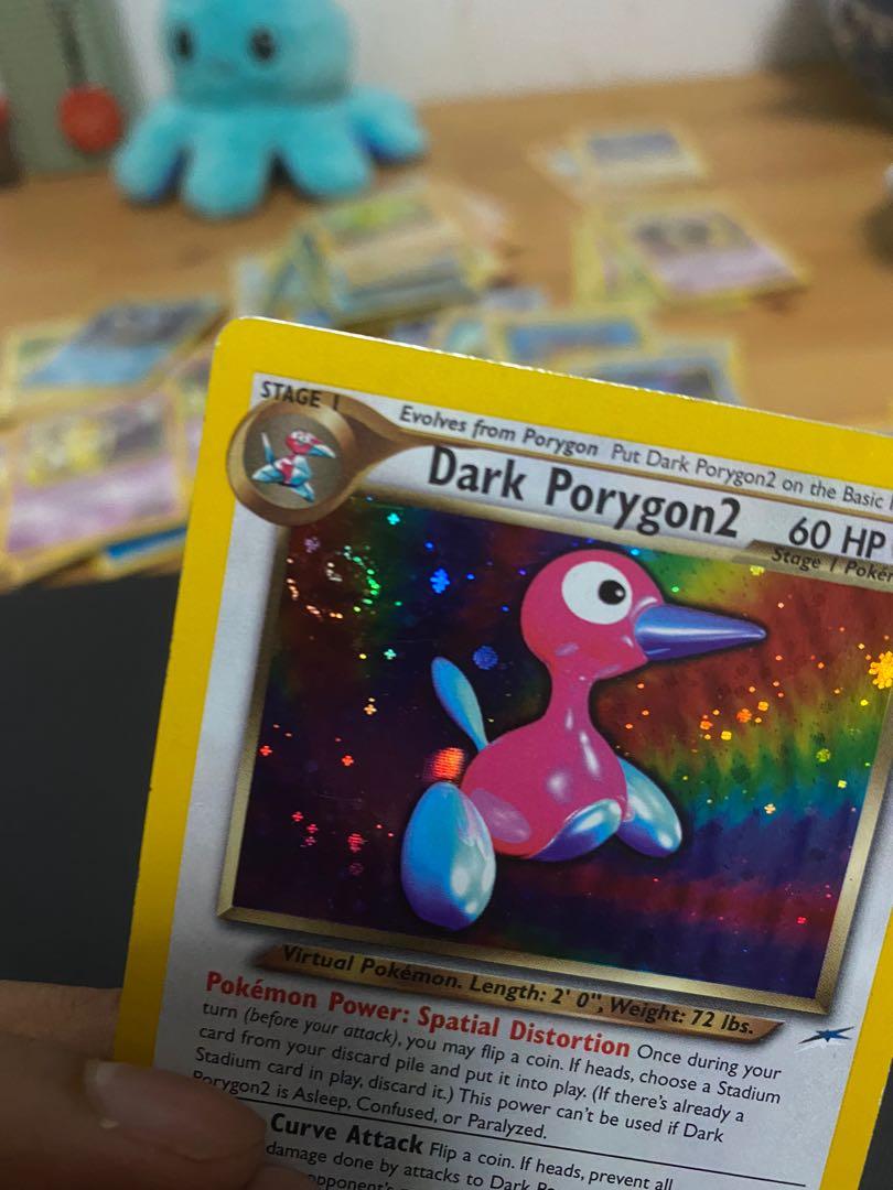 Pokémon TCG - Dark Porygon2 & Porygon set, Hobbies & Toys, Toys & Games ...