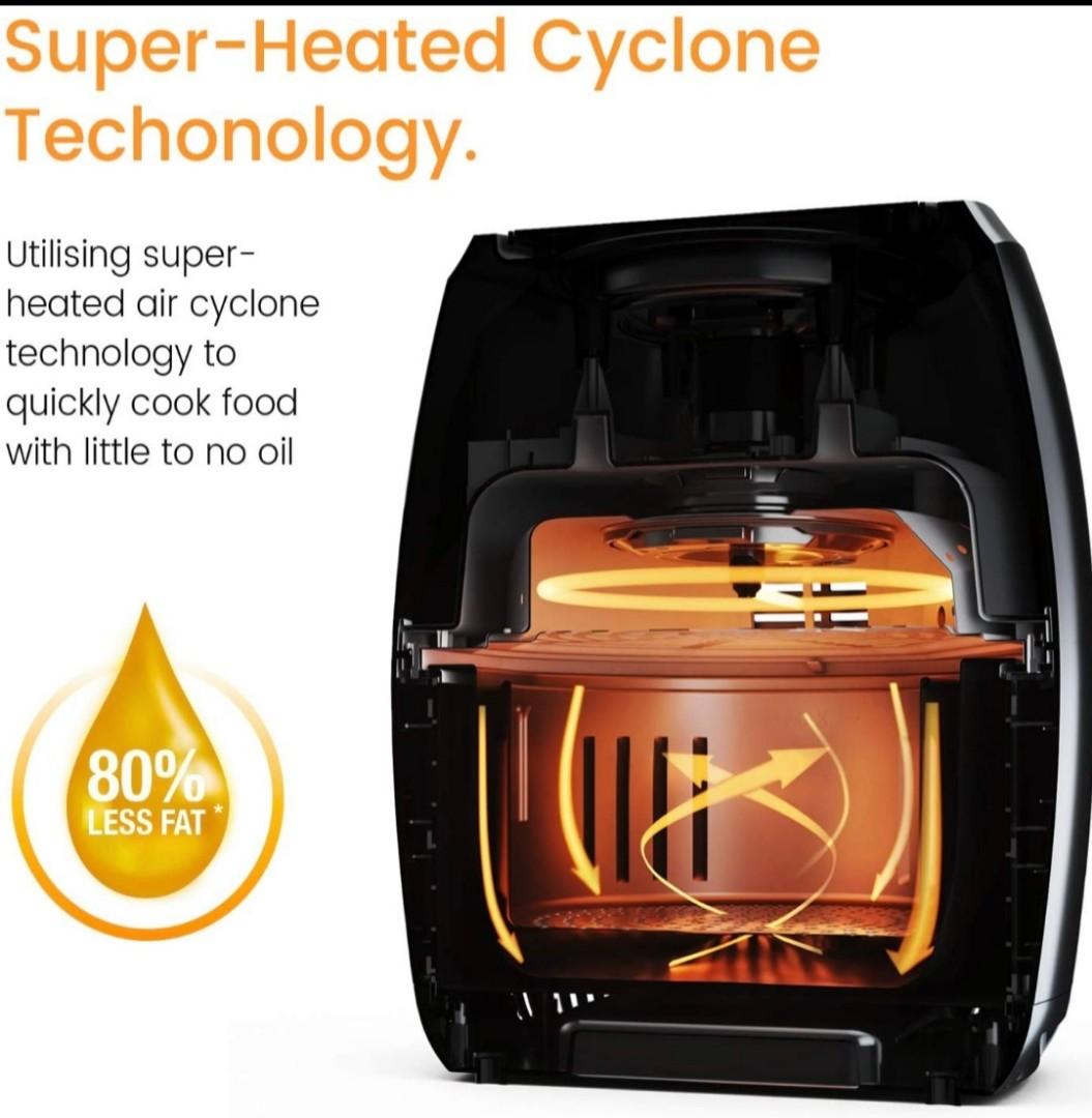 Pro Breeze 4.2L Air Fryer 1400W with Digital Display, Timer and Fully ...