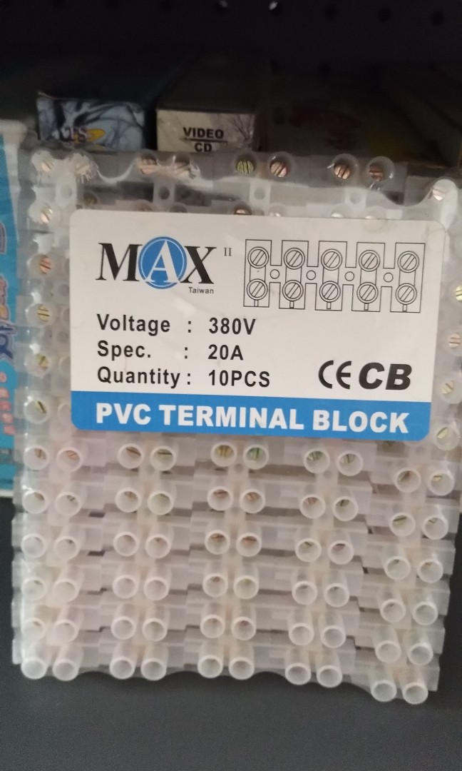 PVC terminal block, Computers & Tech, Parts & Accessories, Networking ...