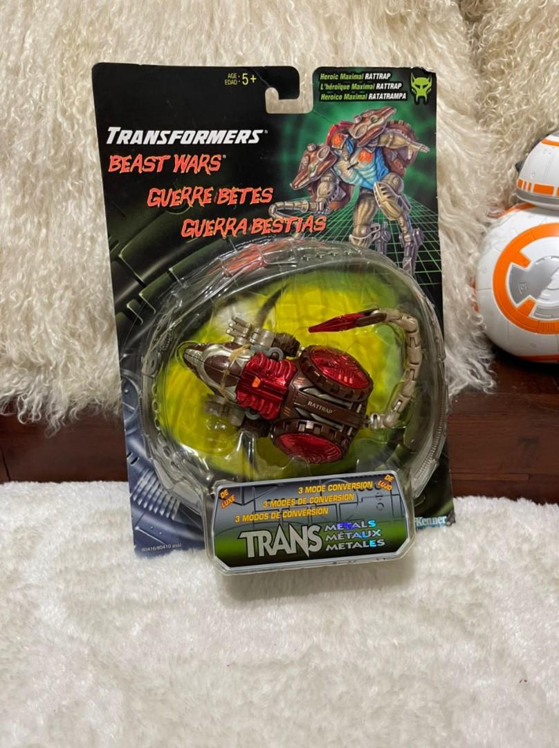 RARE VINTAGE KENNER HASBRO 1997 TRANSFORMERS BEAST WARS RATTRAP ...
