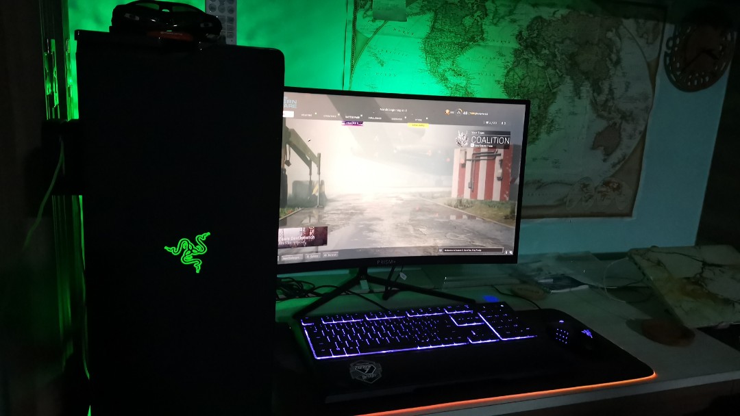 Razer Gaming Desktop & Monitor, Computers & Tech, Desktops on Carousell