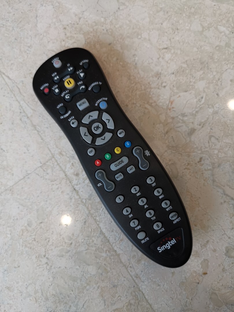 SingTel TV Remote, TV & Home Appliances, TV & Entertainment, TV Parts ...