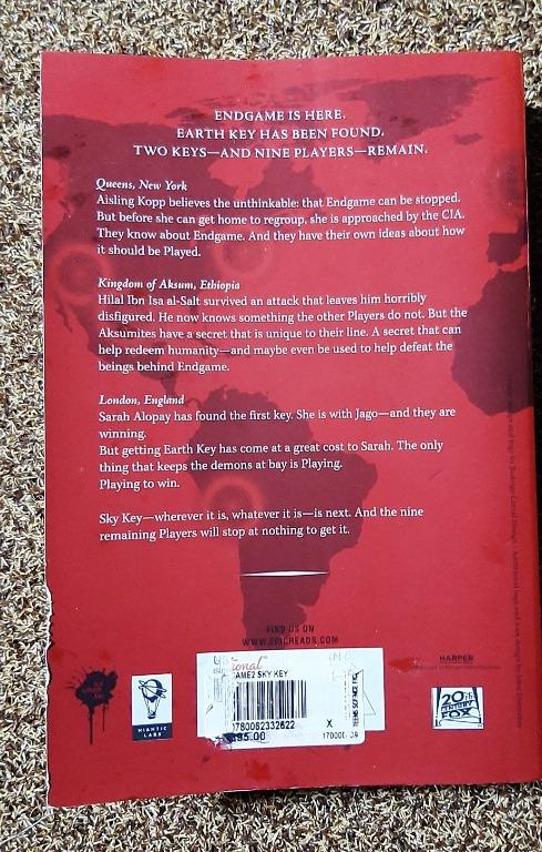 SKY KEY An Endgame Novel, Hobbies & Toys, Books & Magazines, Fiction ...