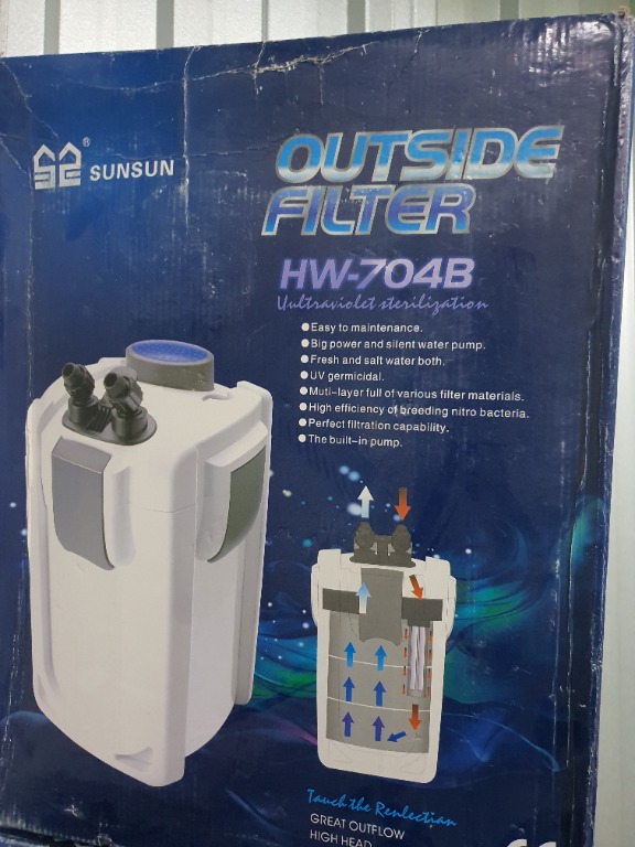 SunSun External Filter with UV HW-704B, Everything Else on Carousell