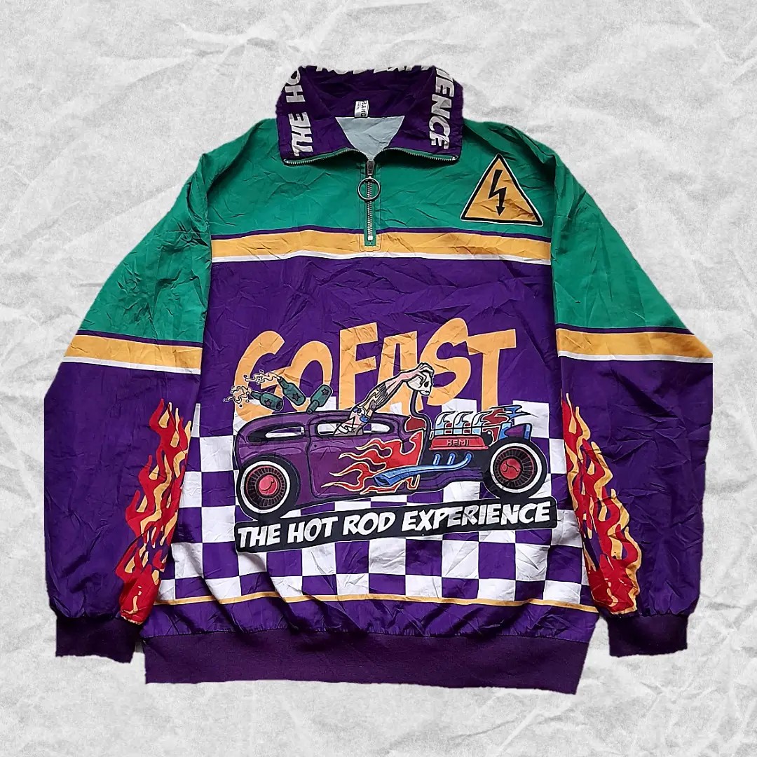 Vintage GO FAST Hot Rod Experience Sweater (Racing Jacket), Women's ...
