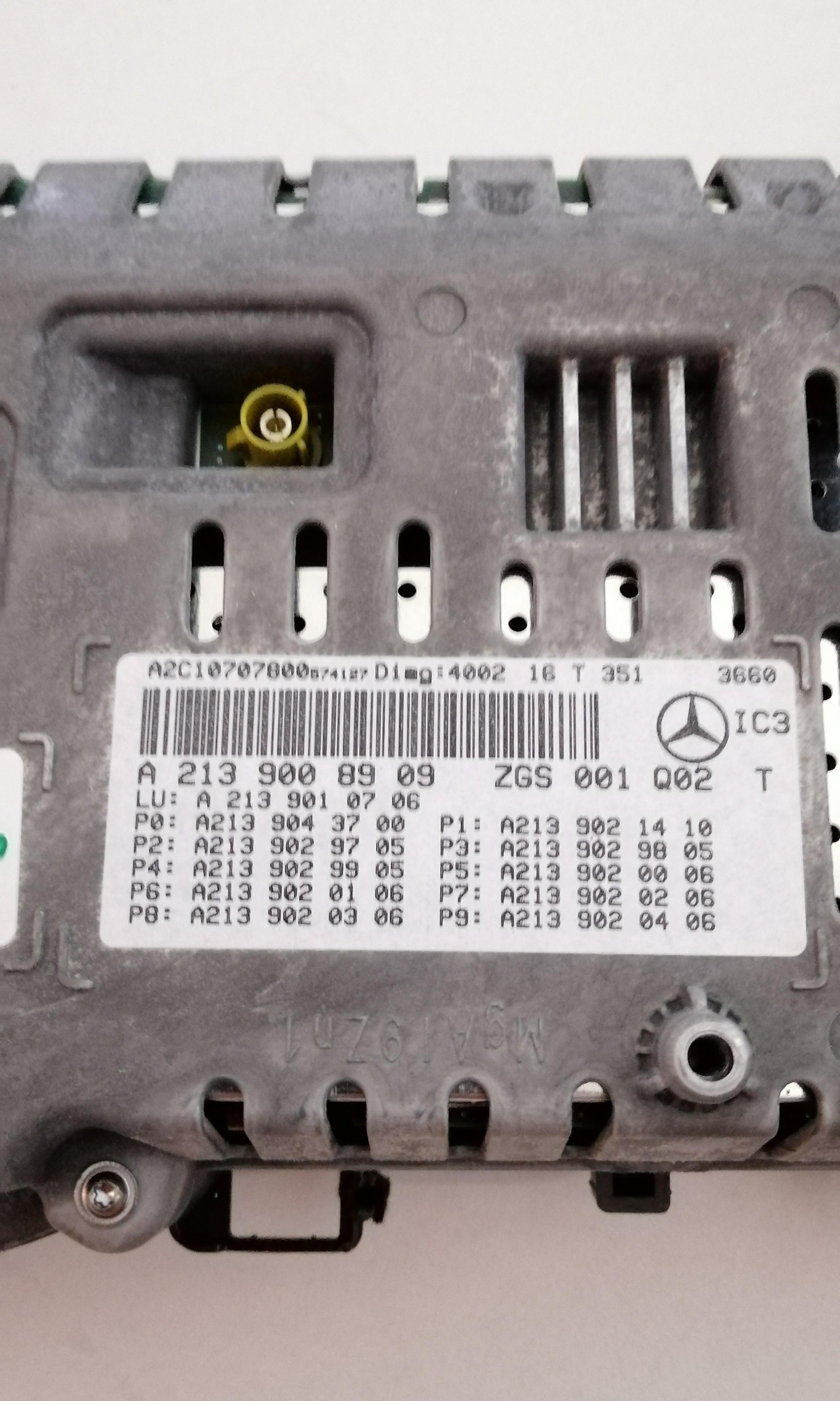 2017 Mercedes W213 W212 E200 E250 Speedometer Monitor Touch Screen ...