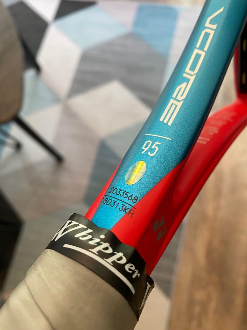 2021 Yonex VCORE 95 (Korean import), Grip 2, Sports Equipment, Sports ...