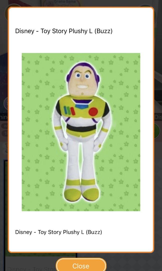 65cm Toy Story Buzz Lightyear Toreba Big Long Andy Disney Plush Plushy ...