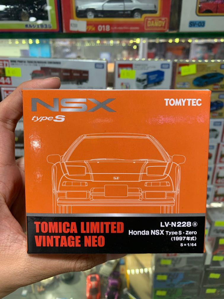 客人棄單重售！絕版 Tomica Limited Vintage Neo Tomytec 1:64 LV-N228a 1997 Honda NSX Type S - Zero (金屬橙色 ...