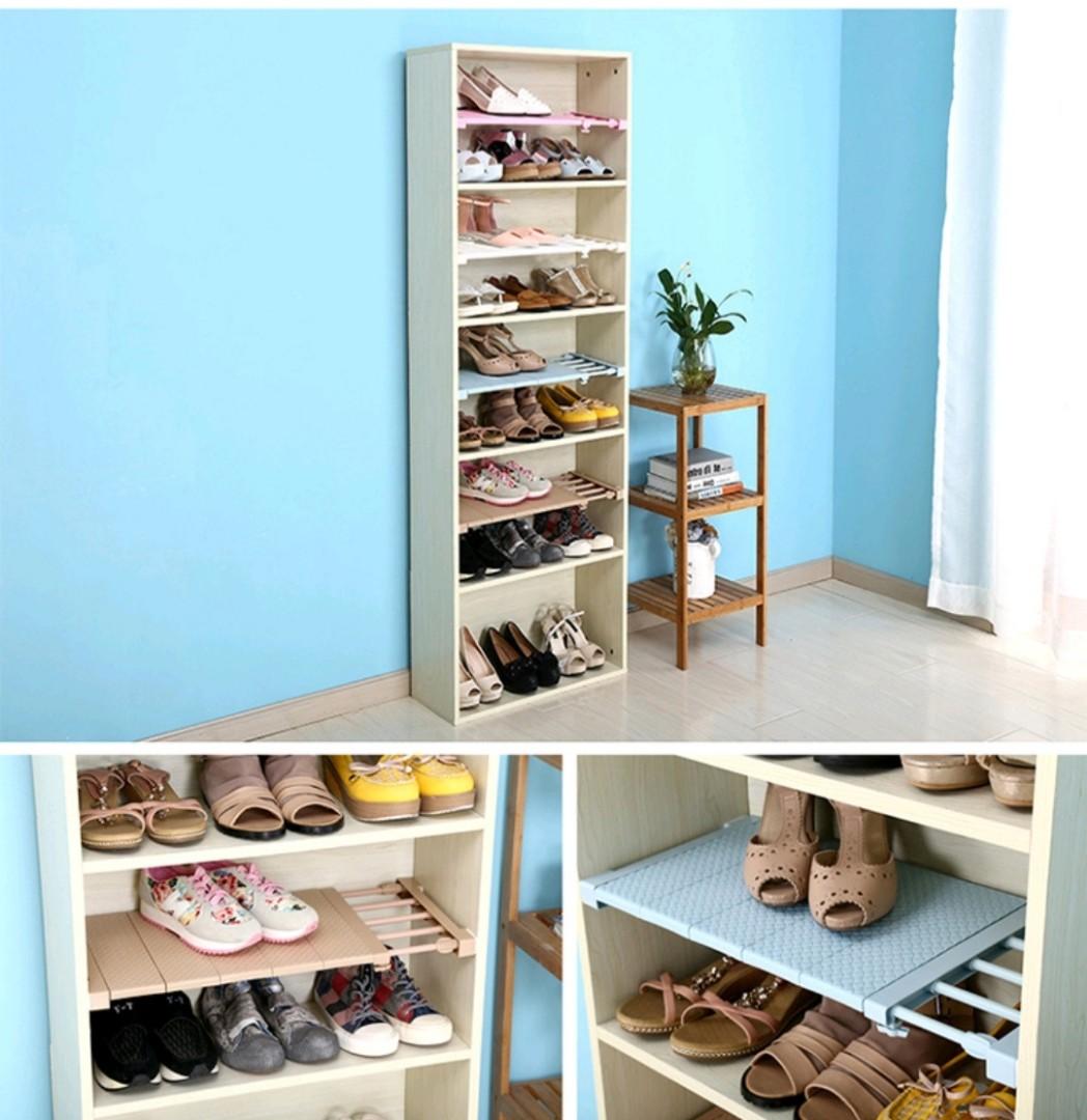 Adjustable Organizer Rack, Furniture & Home Living, Furniture, Shelves ...