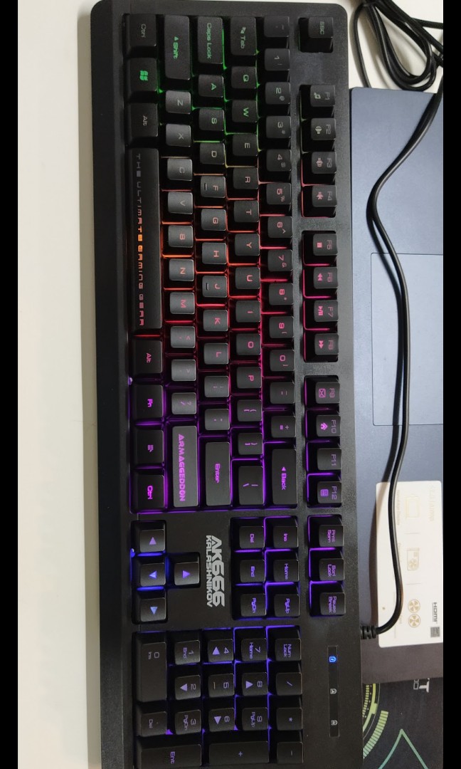 ak666 kalashnikov keyboard (armaggedon), Computers & Tech, Parts ...