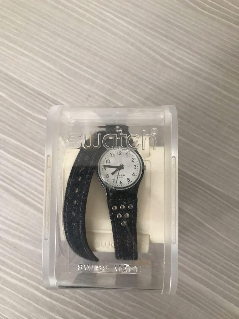 AUTHENTIC SWATCH DOUBLE TWIST STRAP WATCH, Women's Fashion, Watches ...