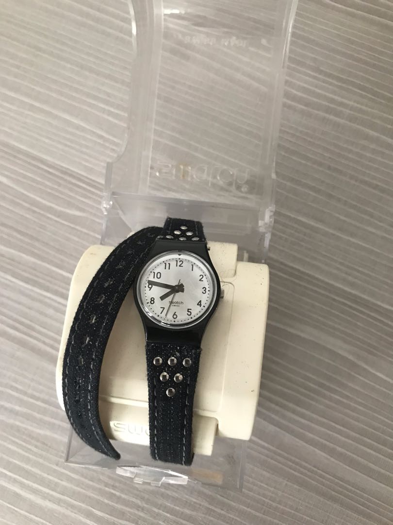AUTHENTIC SWATCH DOUBLE TWIST STRAP WATCH, Women's Fashion, Watches ...