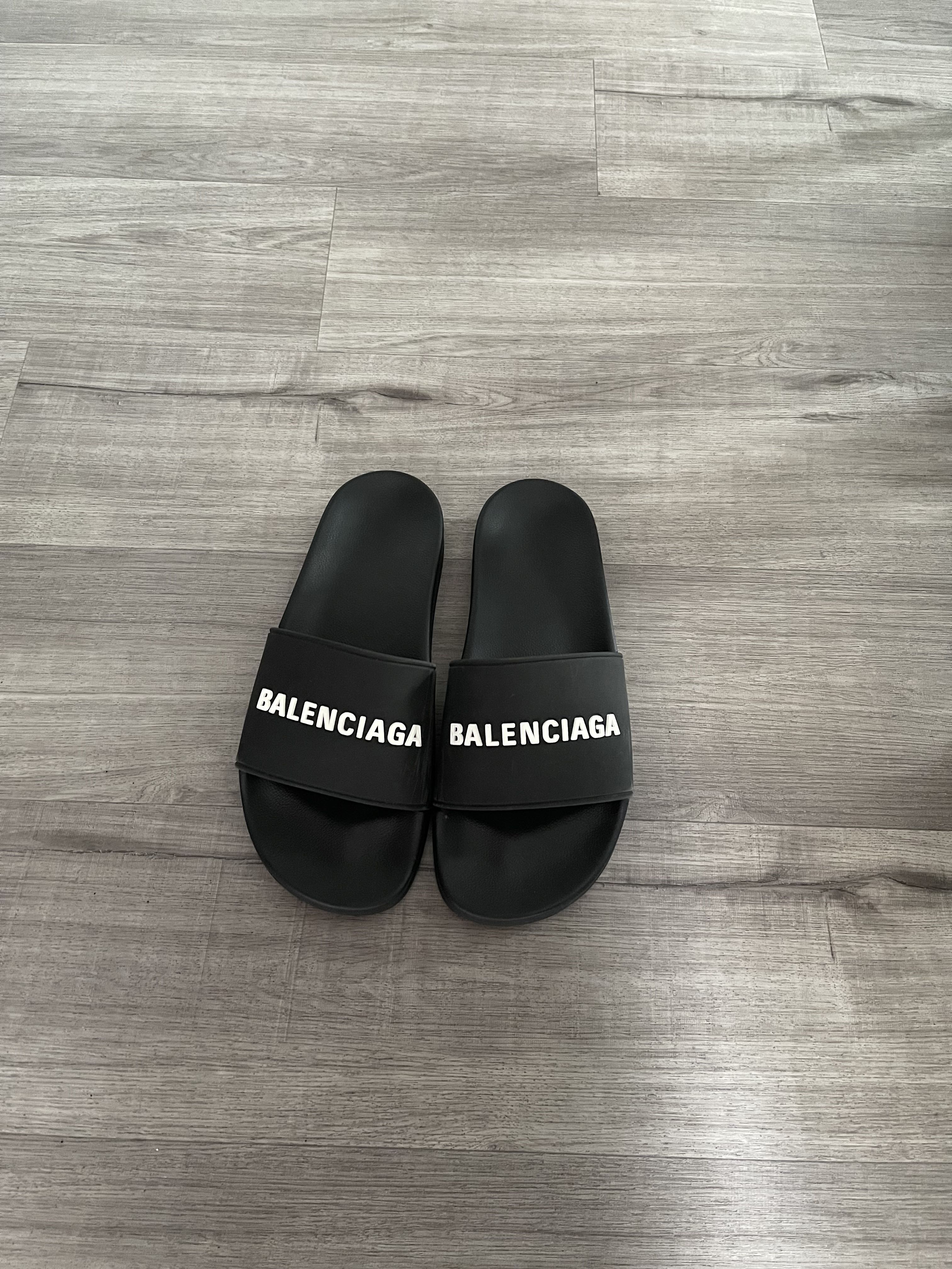 Balenciaga Slides, Men's Fashion, Footwear, Flipflops and Slides on ...
