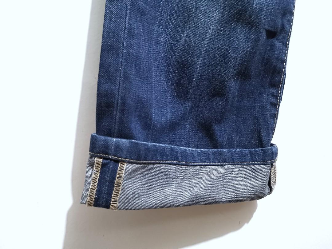 Bape x Mastermind Japan Denim Pants, Luxury, Apparel on Carousell