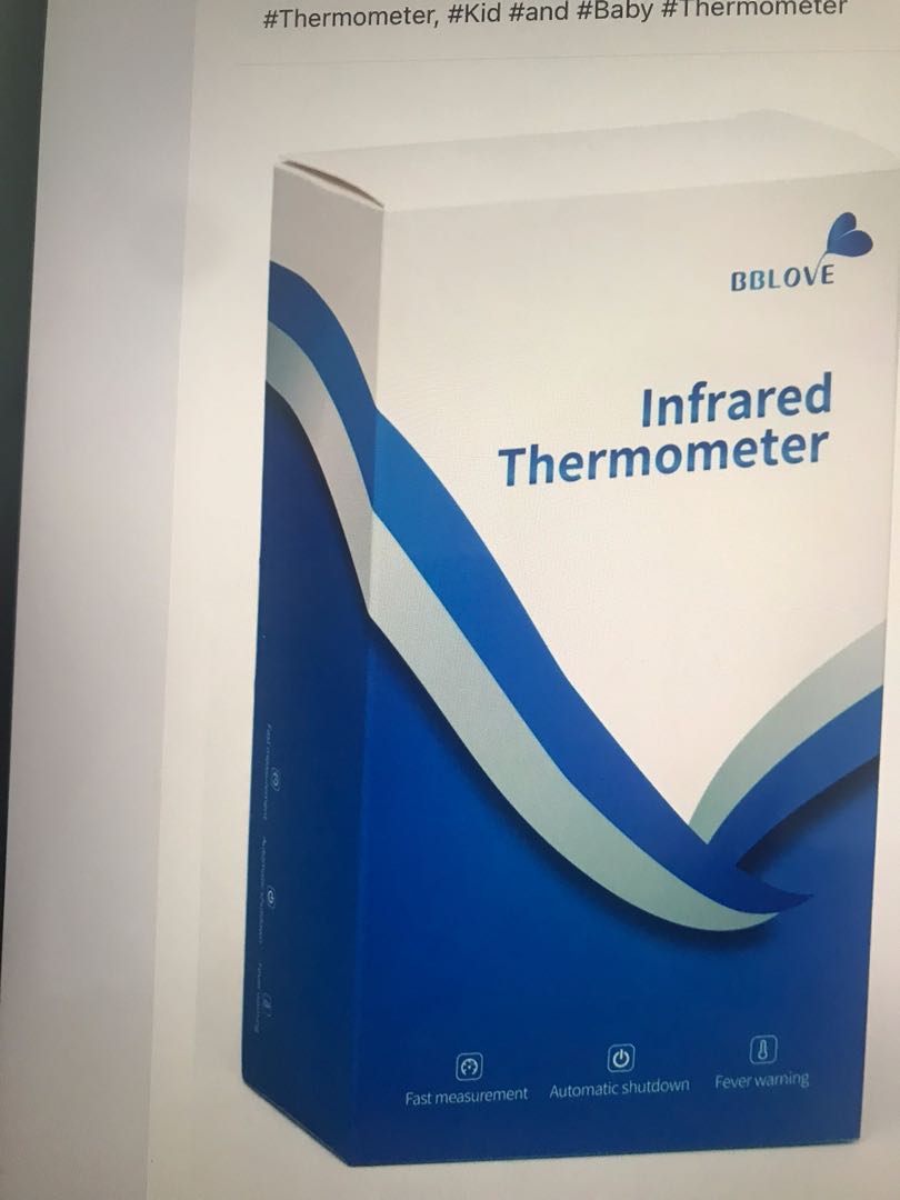 BBLOVE Infrared non-contact forehead thermometer, Health & Nutrition ...