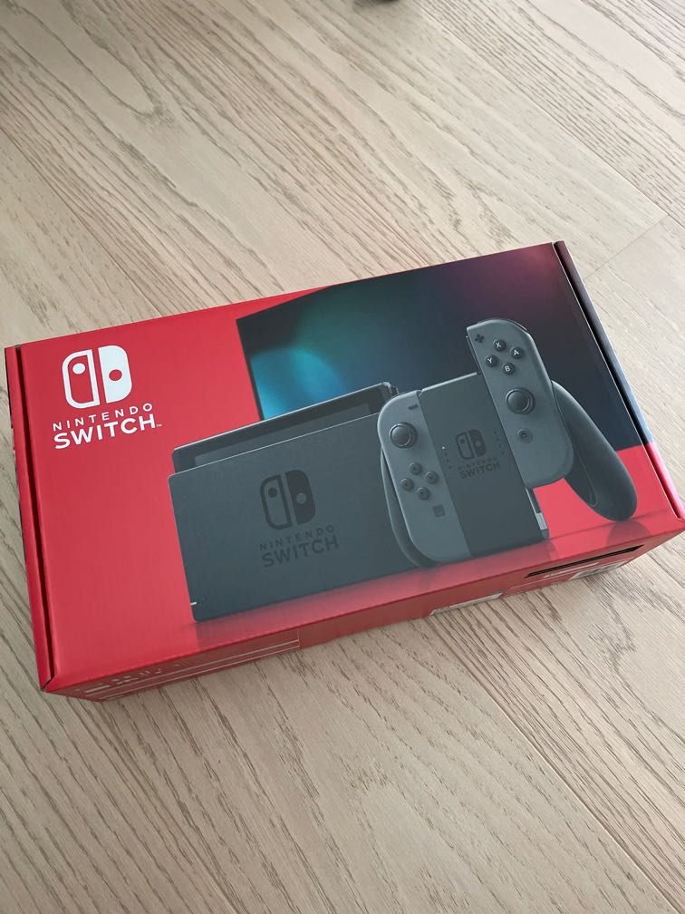 *New* Nintendo Switch, Gen2, Gray, Singapore Set, Video Gaming, Video ...