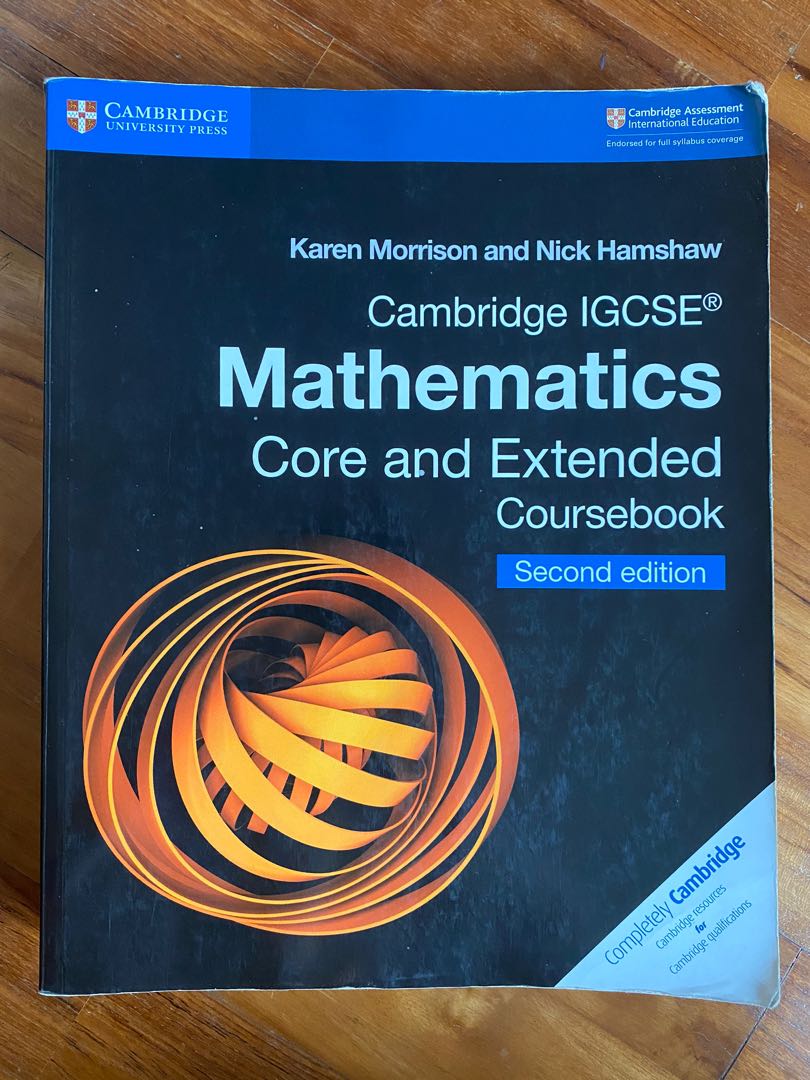 Cambridge Igcse Mathematics Core And Extended Coursebook Igcse Maths