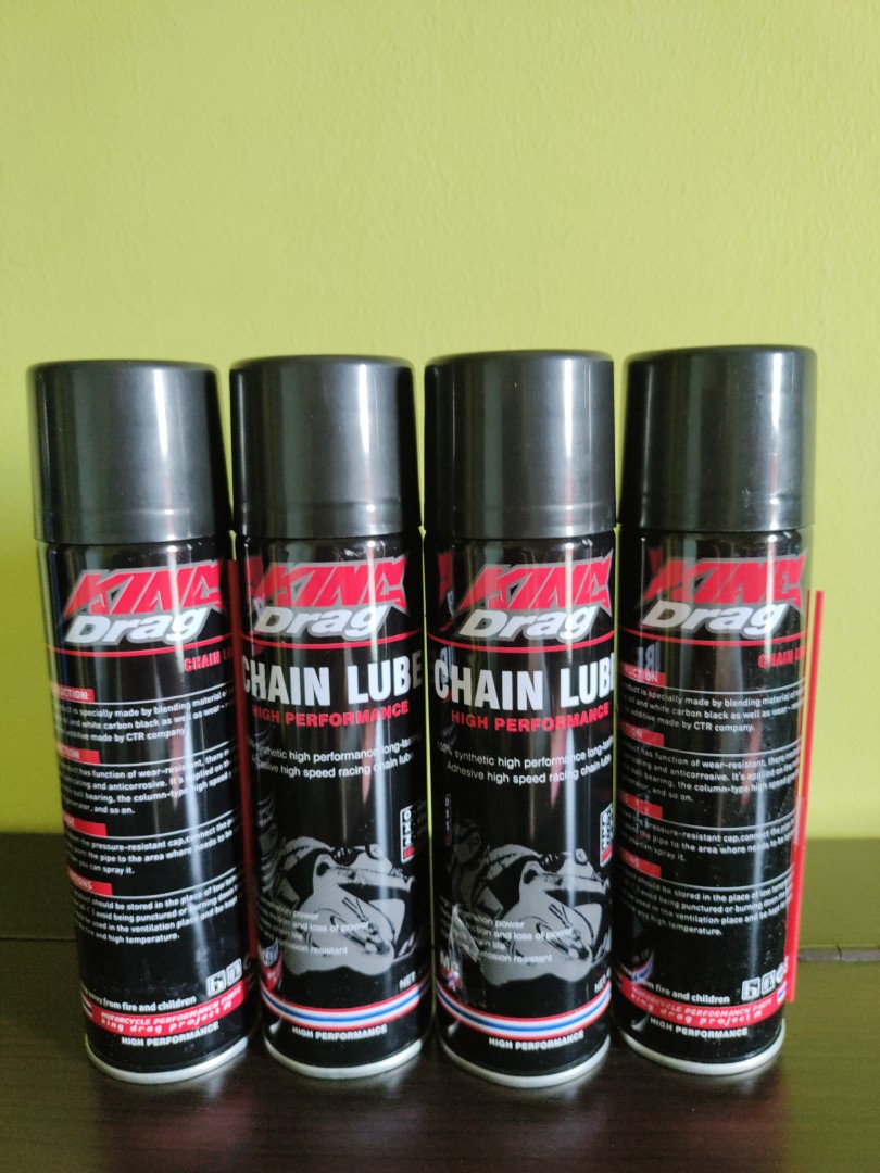 Chain Lube 450ml $12/pc, Motorcycles, Motorcycle Accessories on Carousell