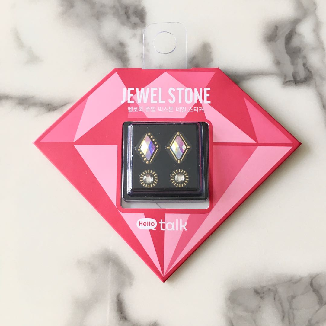 CLIO Hello Talk Jewel Big Stone Nail Sticker (Shine like a Diamond ...